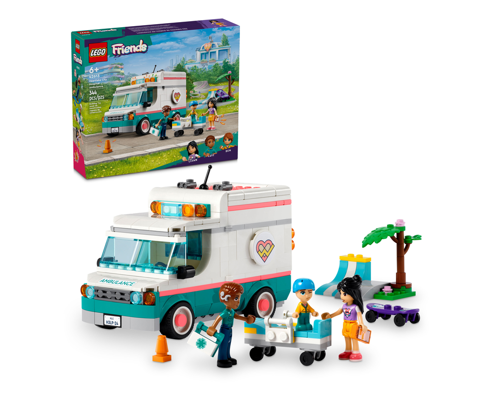 LEGO Set 42613-1 Heartlake City Hospital Ambulance (2024 Friends ...