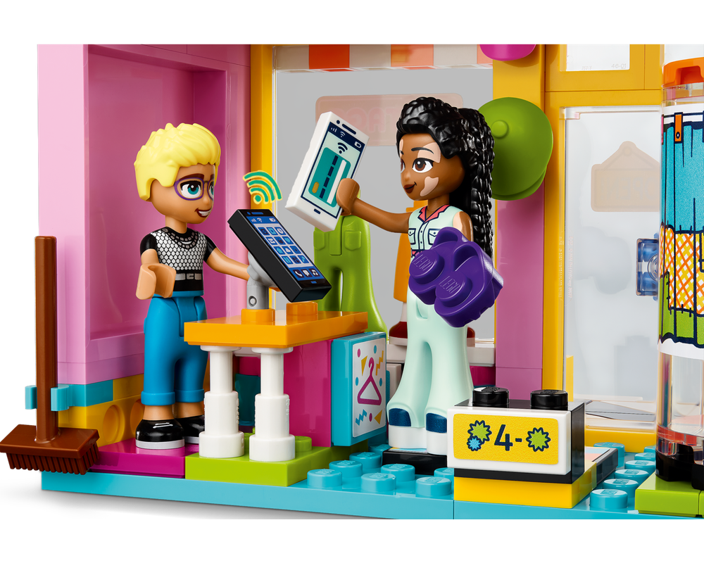 LEGO Set 42614-1 Vintage Fashion Store (2024 Friends) | Rebrickable ...