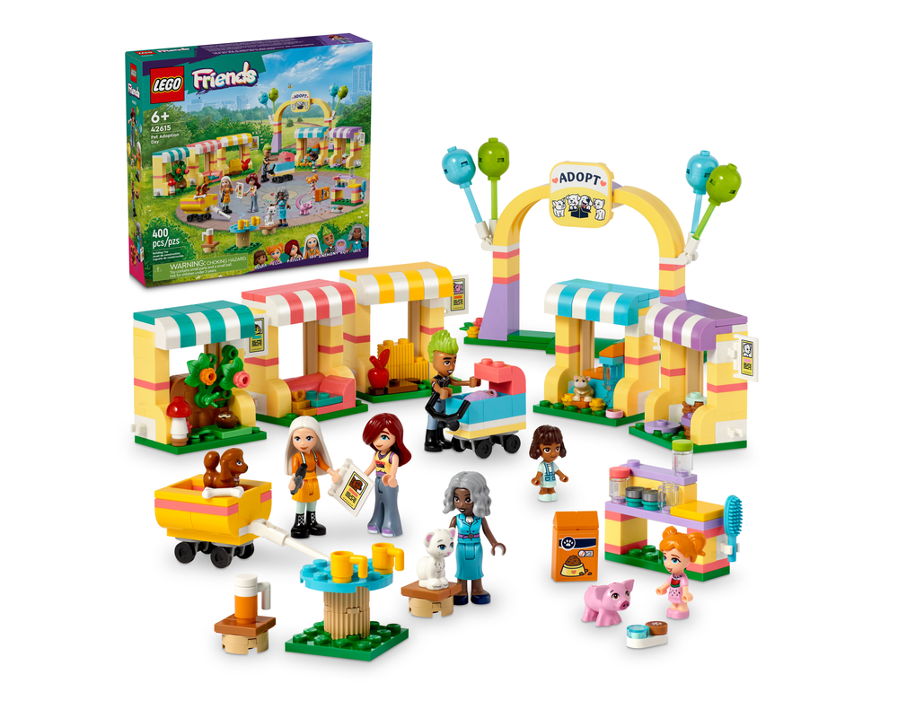 LEGO Set 42615-1 Pet Adoption Day (2024 Friends) | Rebrickable - Build ...