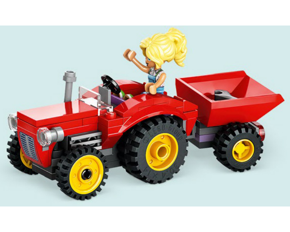 LEGO Set 42617-1-s1 Tractor and Trailer (2024 Friends) | Rebrickable - Build with LEGO