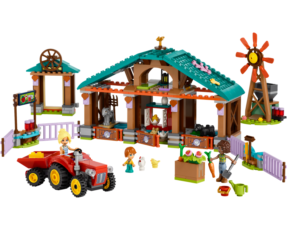 LEGO Set 42617-1 Farm Animal Sanctuary (2024 Friends) | Rebrickable ...