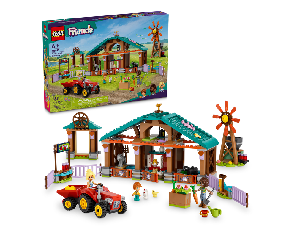 LEGO Set 42617-1 Farm Animal Sanctuary (2024 Friends) | Rebrickable ...