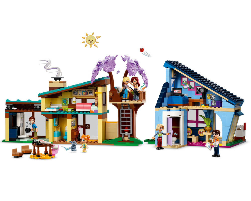 LEGO Set 42620-1 Olly's and Paisley's Family Homes (2024 Friends ...