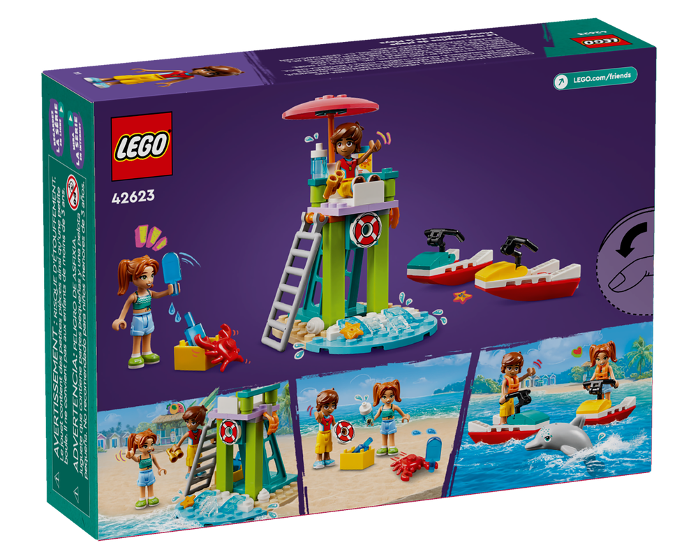 LEGO Set 42623-1 Beach Water Scooter (2024 Friends) | Rebrickable ...
