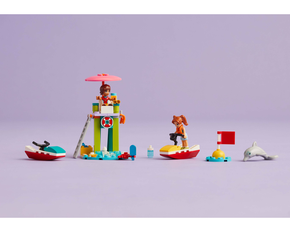 LEGO Set 42623-1 Beach Water Scooter (2024 Friends) | Rebrickable ...