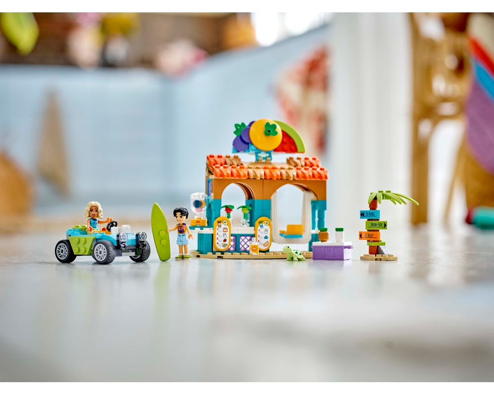 LEGO Set 42625-1 Beach Smoothie Stand (2024 Friends) | Rebrickable ...