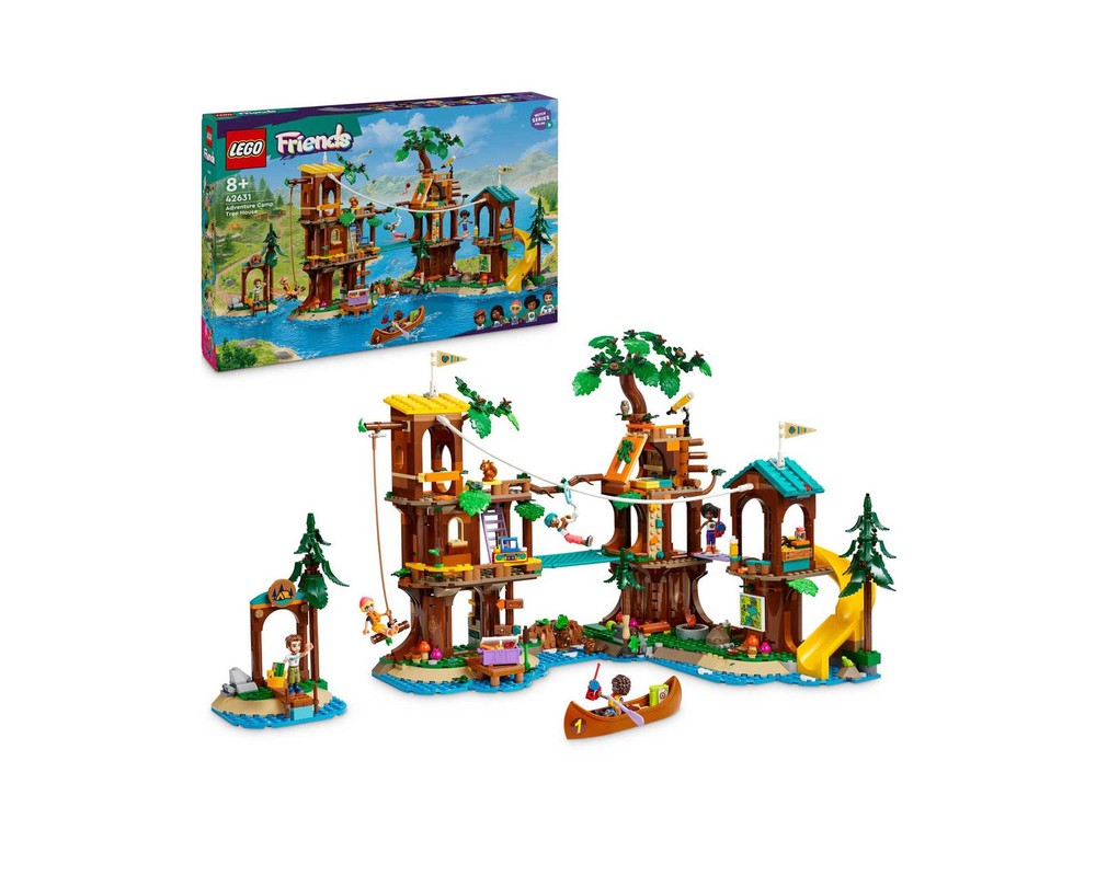 LEGO Set 42631-1 Adventure Camp Tree House (2024 Friends) | Rebrickable ...