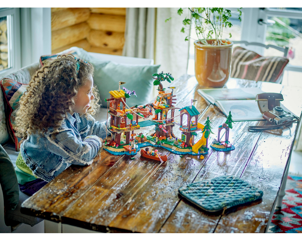 LEGO Set 42631-1 Adventure Camp Tree House (2024 Friends) | Rebrickable ...