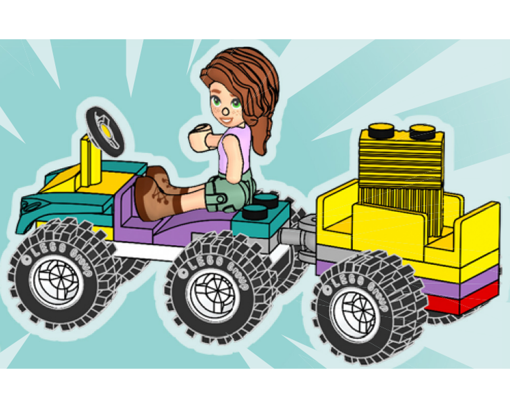 LEGO Set 42632-1-s1 ATV and Trailer (2024 Friends) | Rebrickable ...