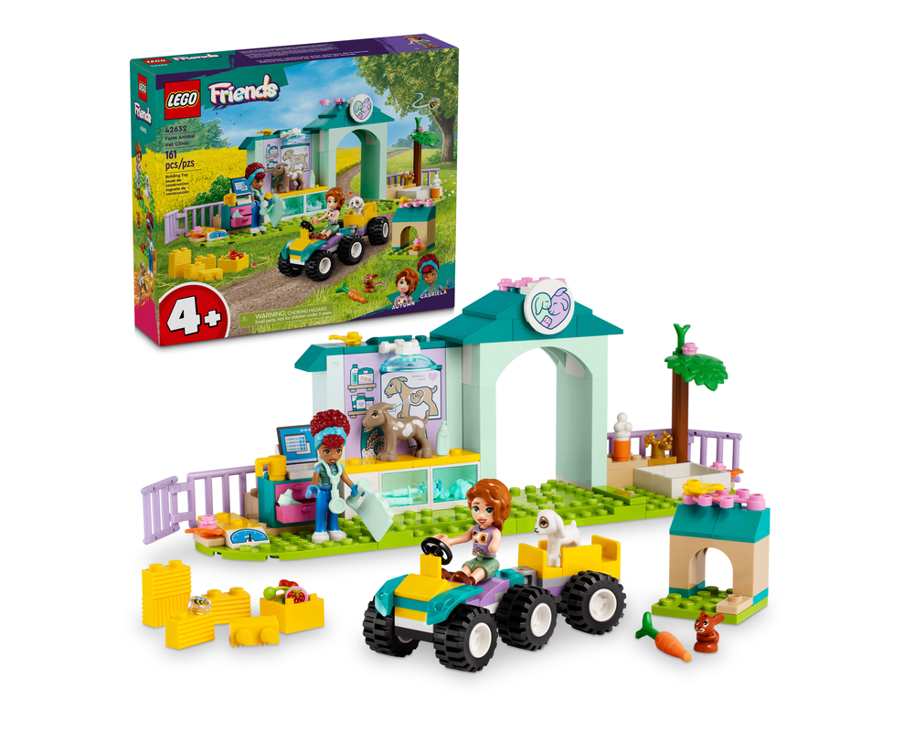 LEGO Set 42632-1 Farm Animal Vet Clinic (2024 Friends) | Rebrickable ...