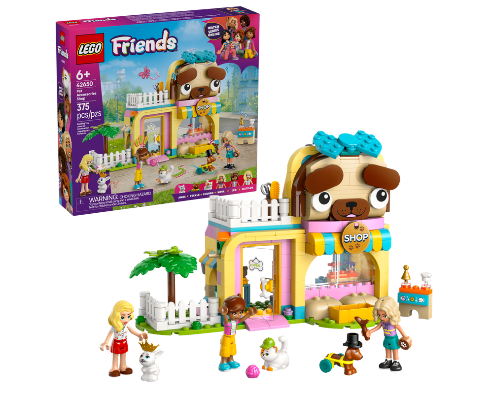 LEGO Set 42650-1 Pet Accessories Shop (2025 Friends) | Rebrickable ...