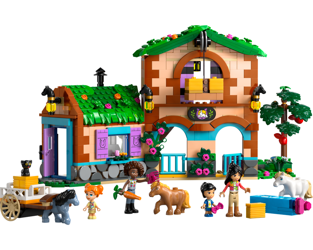 LEGO Set 42654-1 Pony Ranch & Stable (2025 Friends) | Rebrickable ...