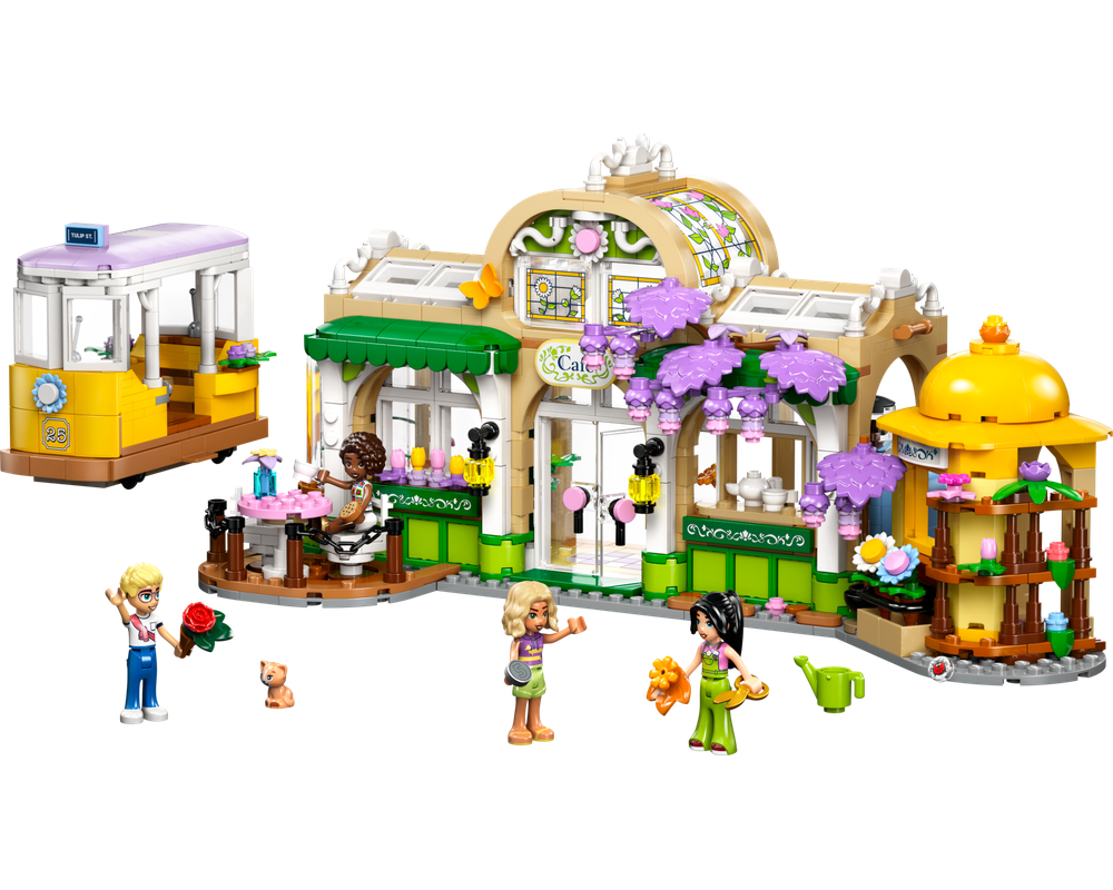 LEGO Set 42671-1 Plant Café & Flower Shop (2025 Friends) | Rebrickable ...