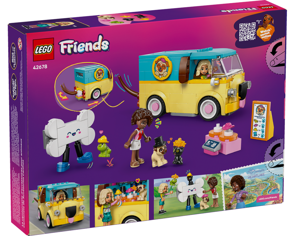 LEGO Set 42678-1 Pet Accessories Van (2026 Friends) | Rebrickable ...