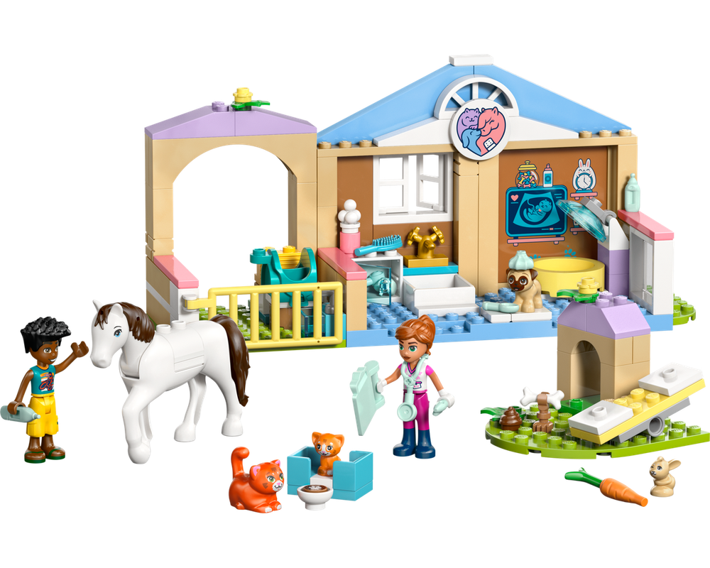 LEGO Set 42696-1 Animal Vet Clinic (2026 Friends) | Rebrickable - Build ...