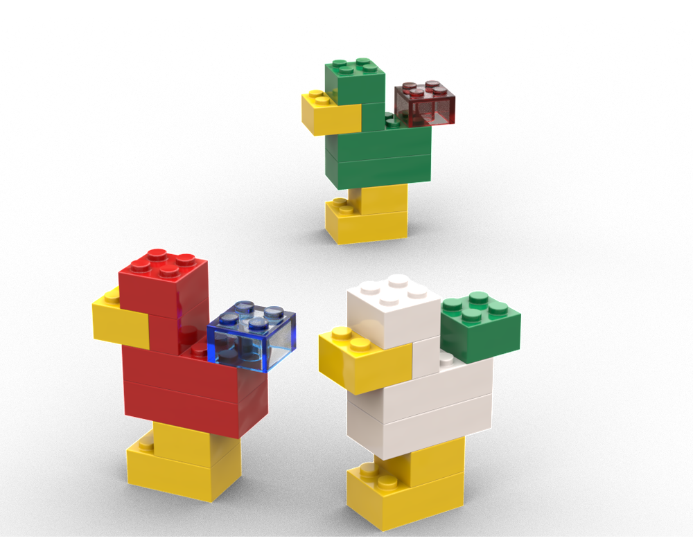 LEGO Set 4278-1-b29 Chicken (2003 Creator) | Rebrickable - Build with LEGO