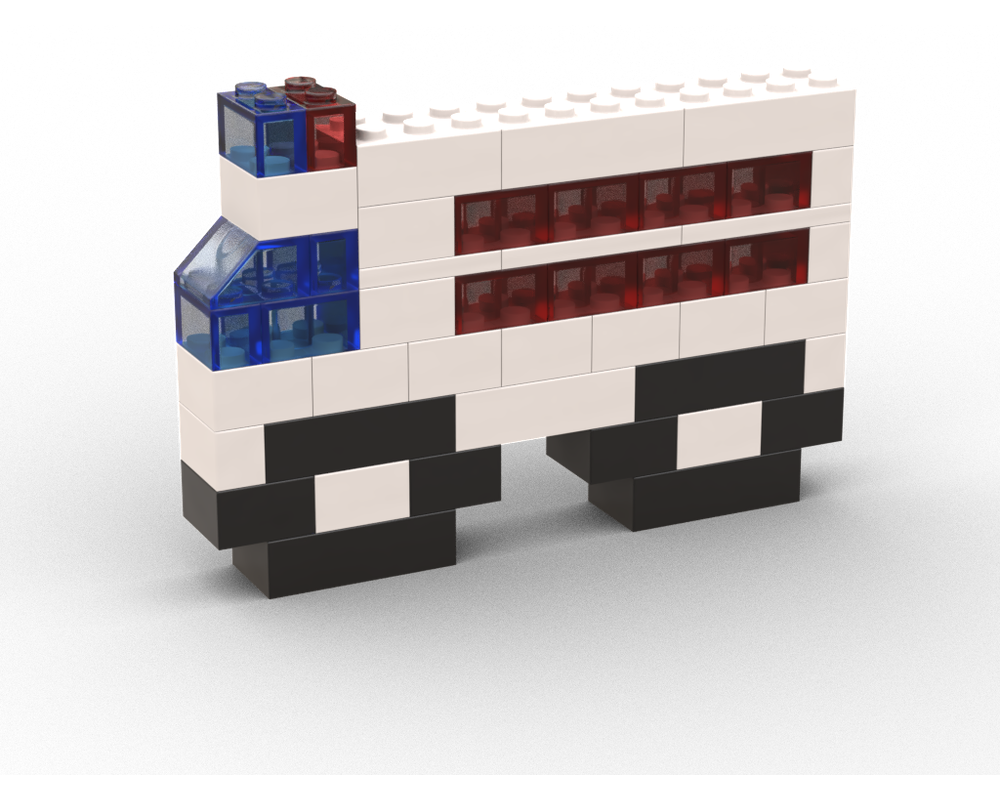 LEGO Set 4278-1-b40 Ambulance (2003 Creator) | Rebrickable - Build with ...