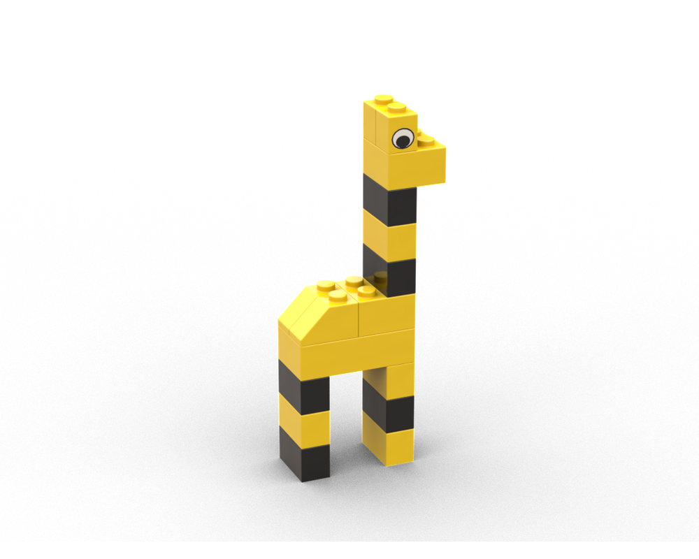 LEGO Set 4278-1-b55 Little Giraffe (2003 Creator) | Rebrickable - Build ...