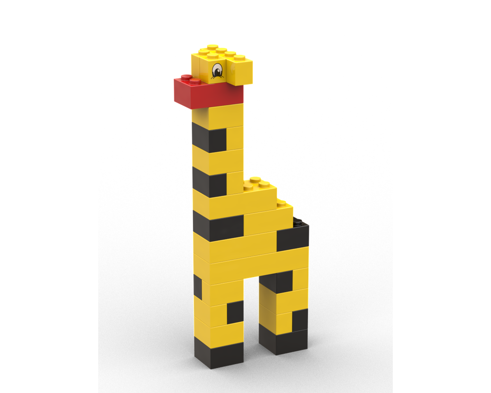 LEGO Set 4278-1-b56 Big Giraffe (2003 Creator) | Rebrickable - Build ...