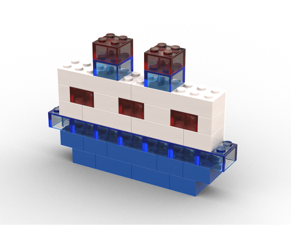 LEGO Set 4279-1-b30 Cruise Ship (2003 Creator) | Rebrickable - Build ...
