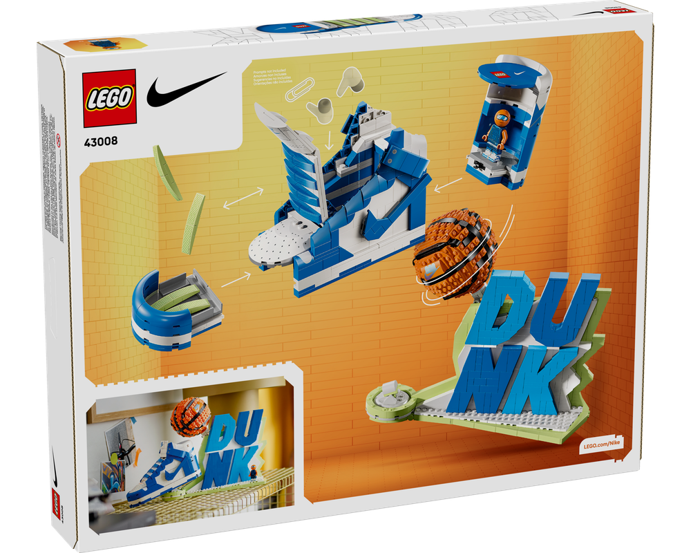 LEGO Set 43008-1 Nike Dunk (2025 Nike) | Rebrickable - Build with LEGO
