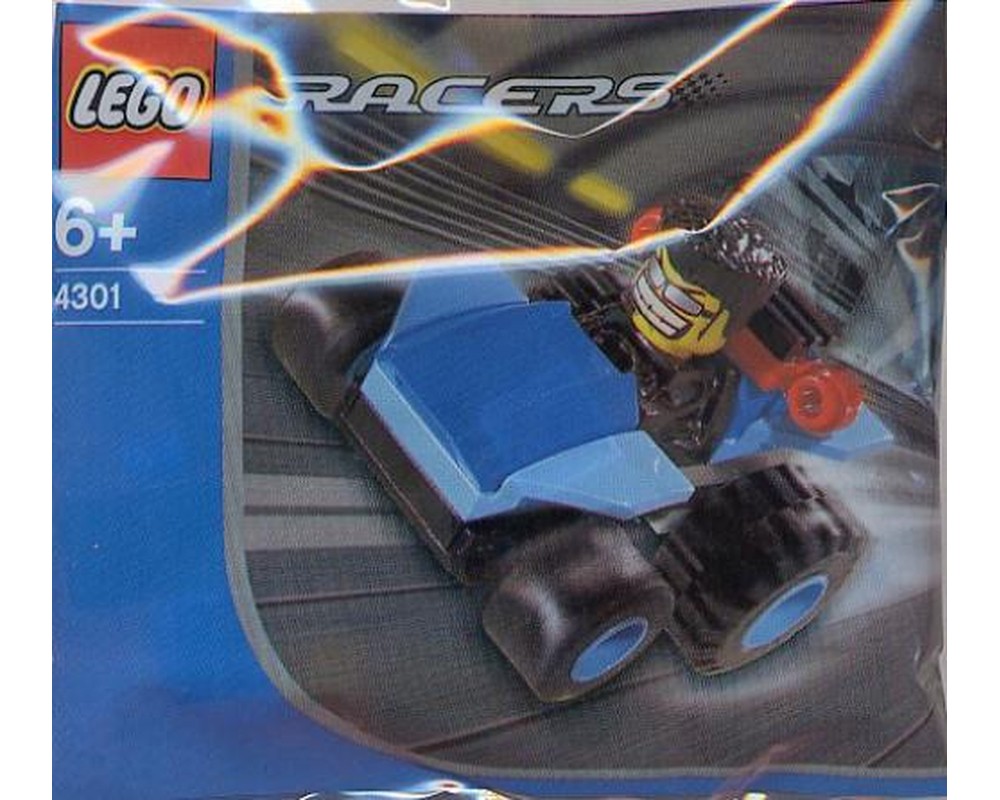 LEGO Set 4301-1 Blue Racer (2003 Racers) | Rebrickable - Build with LEGO