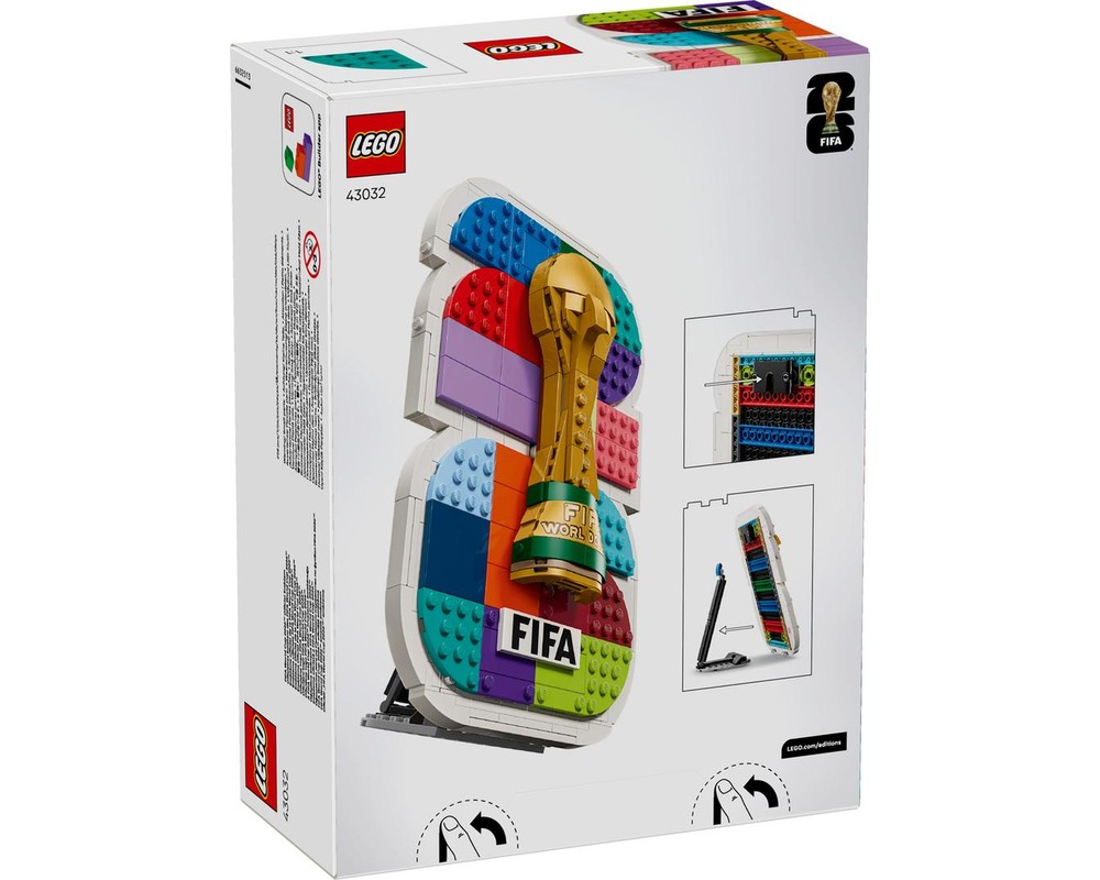 LEGO Set 43032-1 FIFA World Cup 2026 Official Emblem (2026 Editions ...