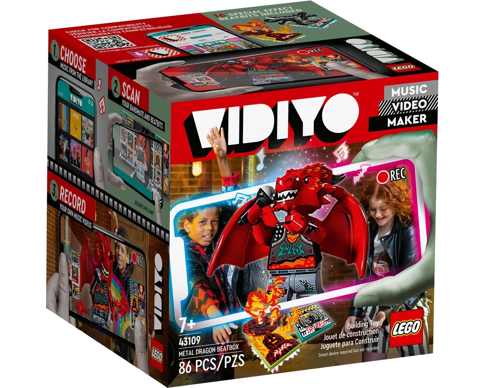 LEGO Set 43109-1 Metal Dragon BeatBox (2021 VIDIYO) | Rebrickable ...