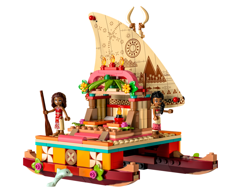 LEGO Set 43210-1 Moana's Wayfinding Boat (2023 Disney > Disney Princess ...