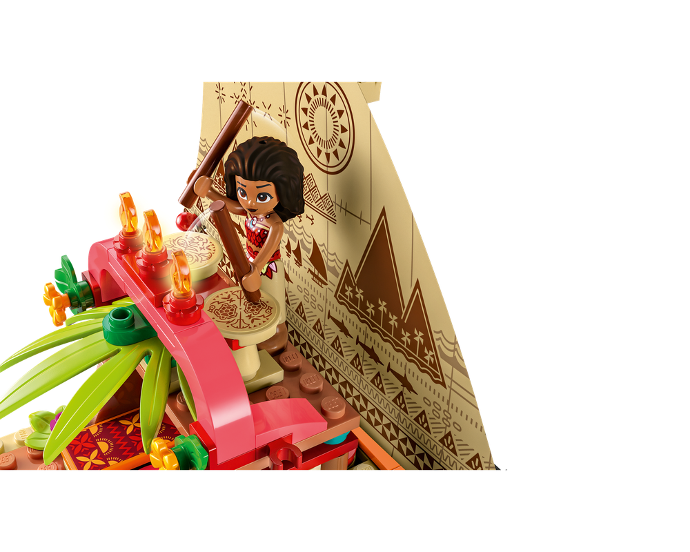 LEGO Set 43210-1 Moana's Wayfinding Boat (2023 Disney > Disney Princess ...