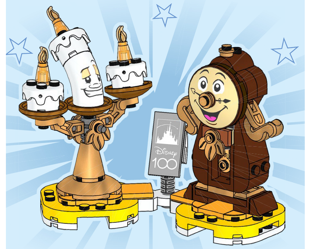 LEGO Set 43226-1-s1 Beauty and the Beast Duo (2023 Disney ...