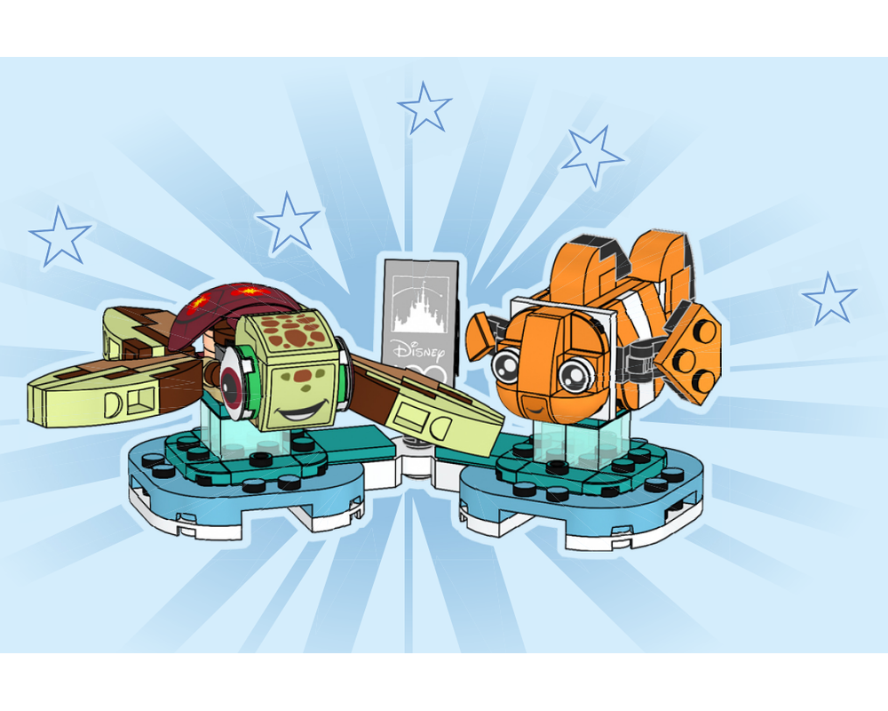 LEGO Set 43226-1-s2 Finding Nemo (2023 Disney) | Rebrickable - Build ...