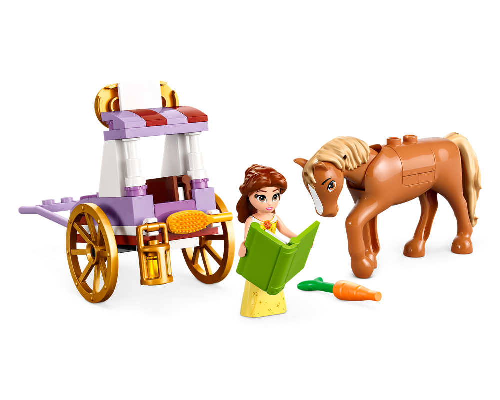 LEGO Set 43233-1 Belle's Storytime Horse Carriage (2024 Disney > Disney ...