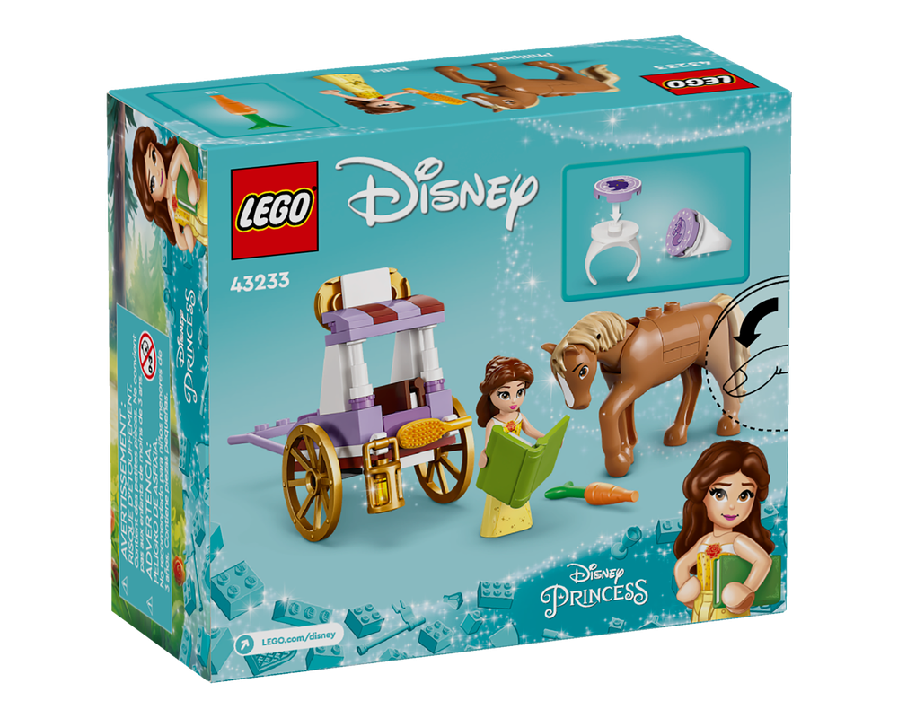 LEGO Set 43233-1 Belle's Storytime Horse Carriage (2024 Disney > Disney ...