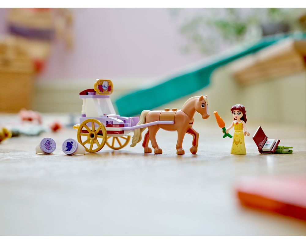 LEGO Set 43233-1 Belle's Storytime Horse Carriage (2024 Disney > Disney ...