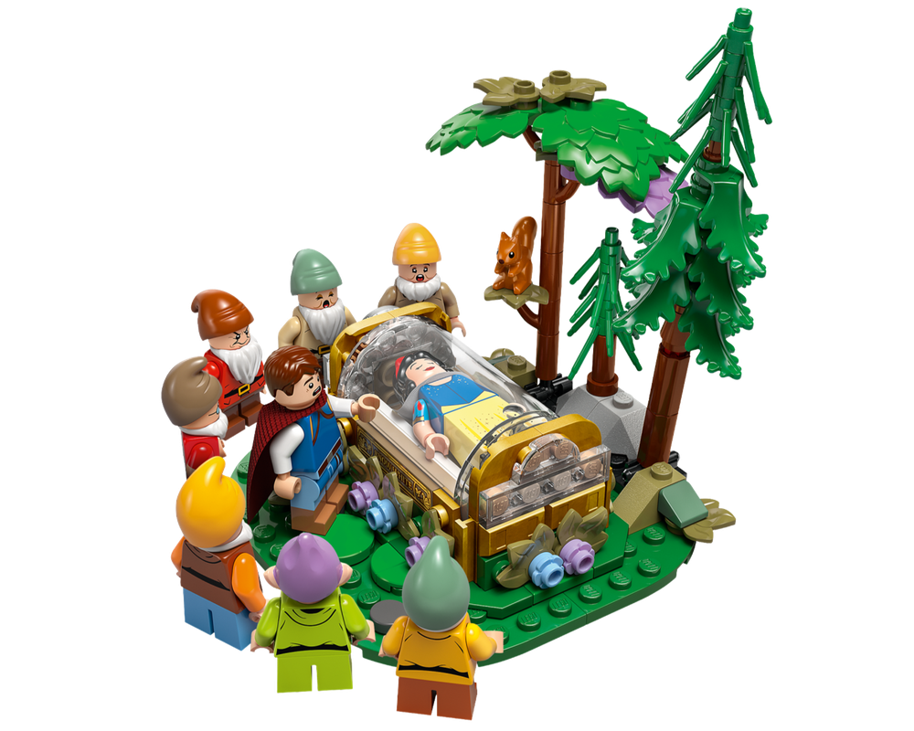 LEGO Set 43242-1 Snow White and the Seven Dwarfs' Cottage (2024 Disney ...
