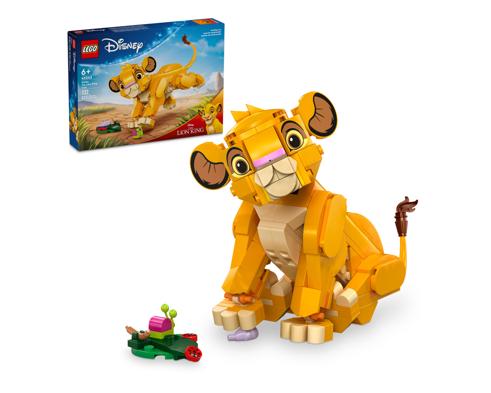 LEGO Set 43243-1 Simba the Lion King Cub (2024 Disney) | Rebrickable ...
