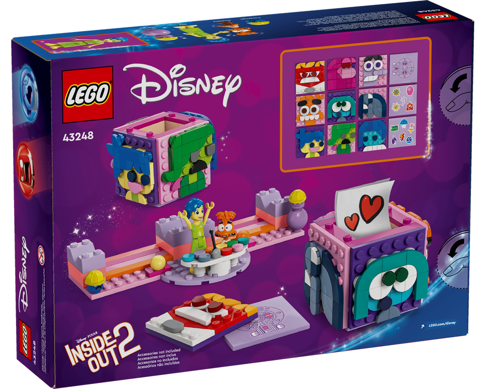 LEGO Set 43248-1 Inside Out 2 Mood Cubes (2024 Disney) | Rebrickable ...