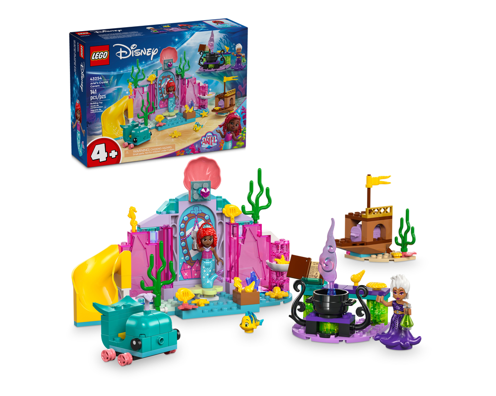 LEGO Set 43254-1 Ariel's Crystal Cavern (2024 Disney > Disney Princess ...