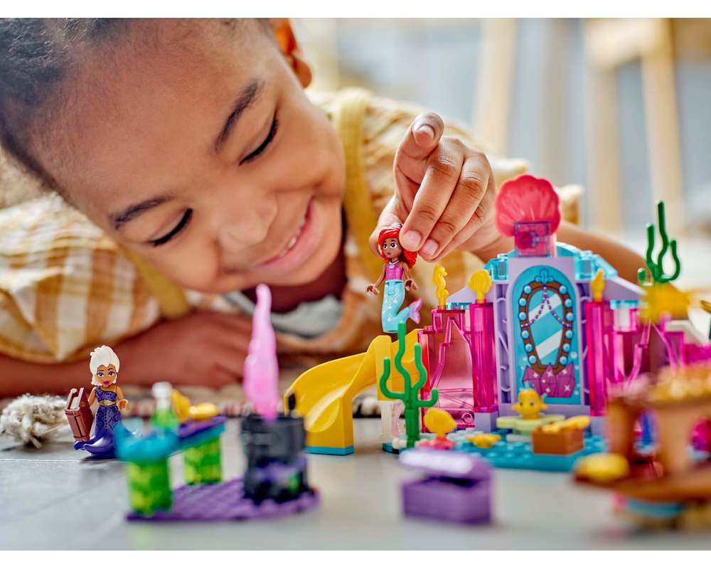 LEGO Set 43254-1 Ariel's Crystal Cavern (2024 Disney > Disney Princess ...