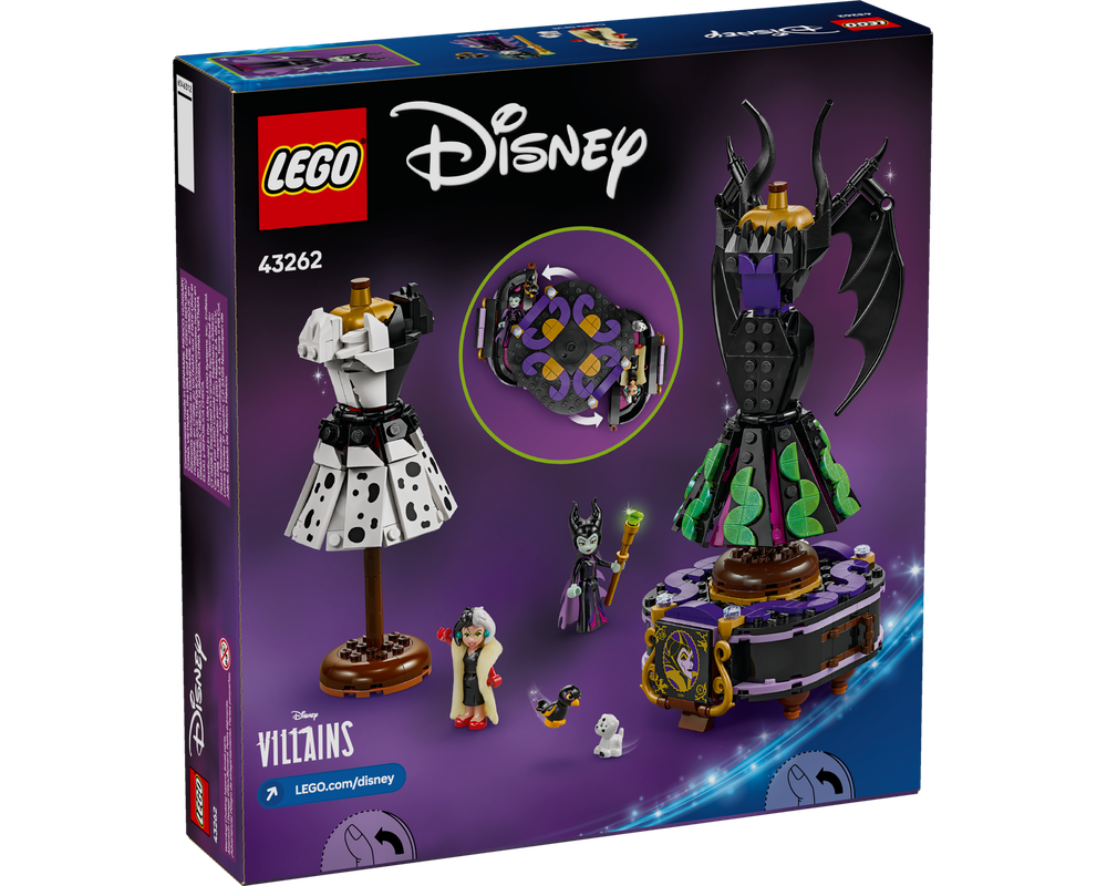 LEGO Set 43262-1 Maleficent's and Cruella de Vil's Dresses (2025 Disney ...