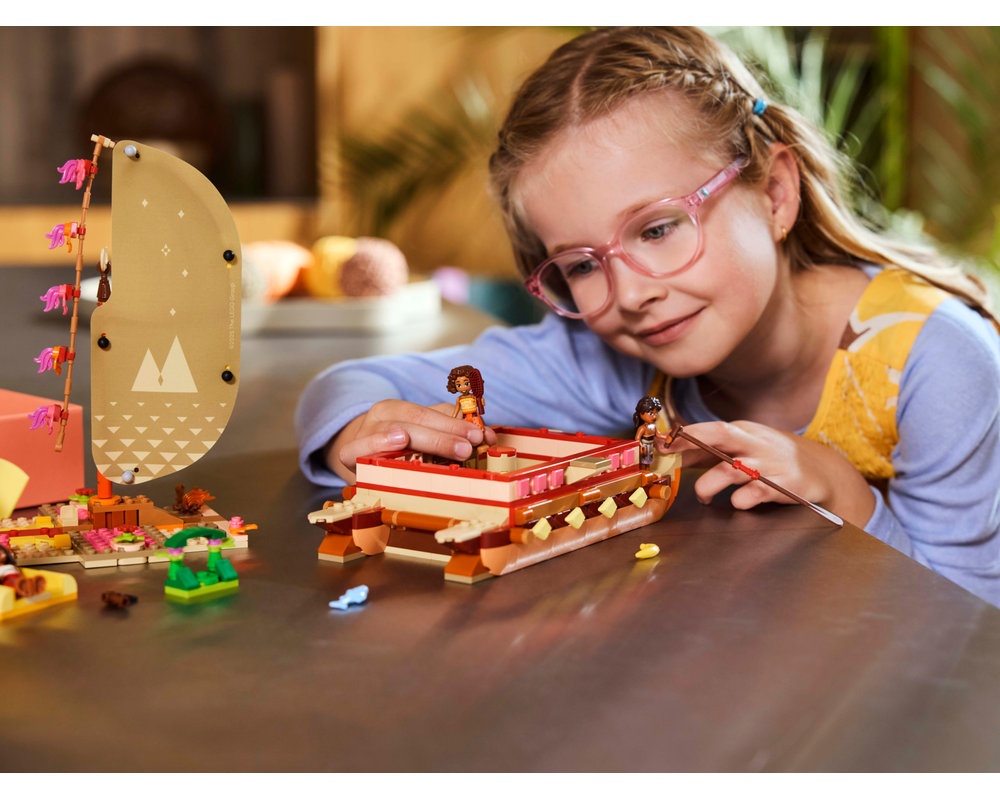LEGO Set 43270-1 Moana's Adventure Canoe (2025 Disney) | Rebrickable ...