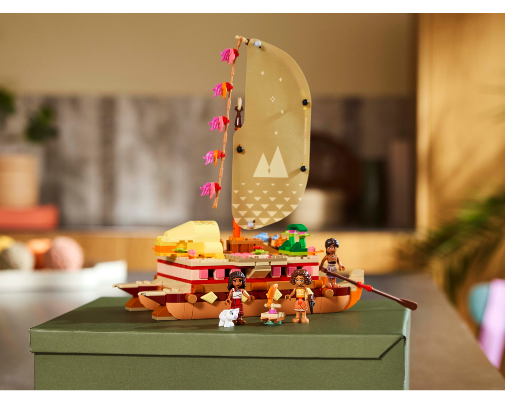 LEGO Set 43270-1 Moana's Adventure Canoe (2025 Disney) | Rebrickable ...