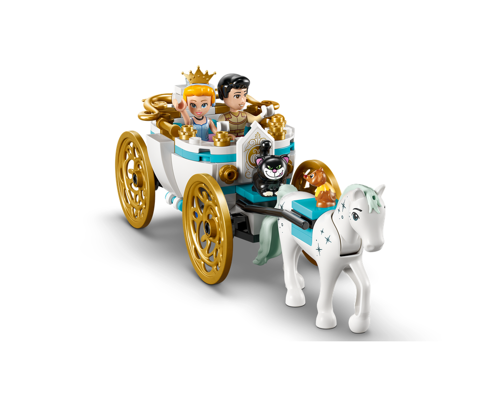 LEGO Set 43275-1 Cinderella's Castle & Horse Carriage (2025 Disney ...