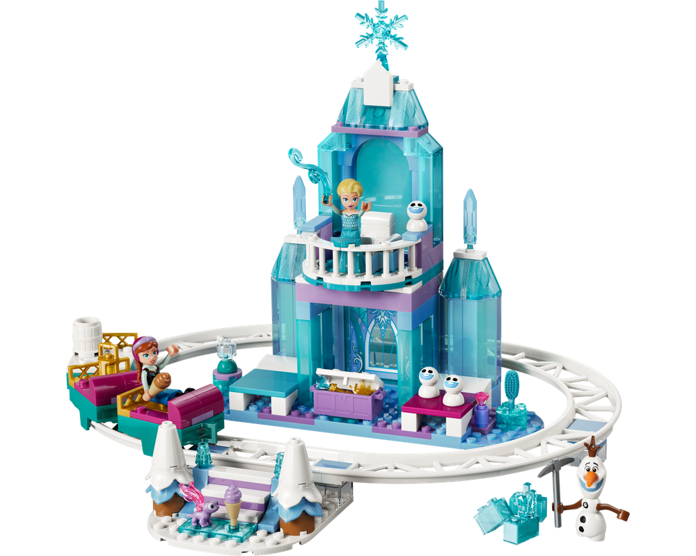 LEGO Set 43281-1 Elsa's Ice Castle & Snow Ride Adventure (2026 Disney ...