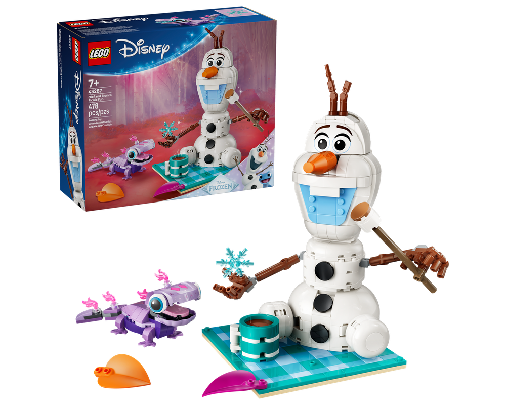 LEGO Set 43287-1 Olaf and Bruni’s Picnic Fun (2026 Disney > Frozen ...