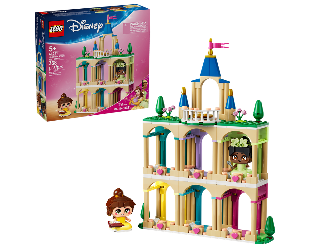 LEGO Set 43291-1 Mini Belle & Tiana with Castle (2026 Disney > Disney ...