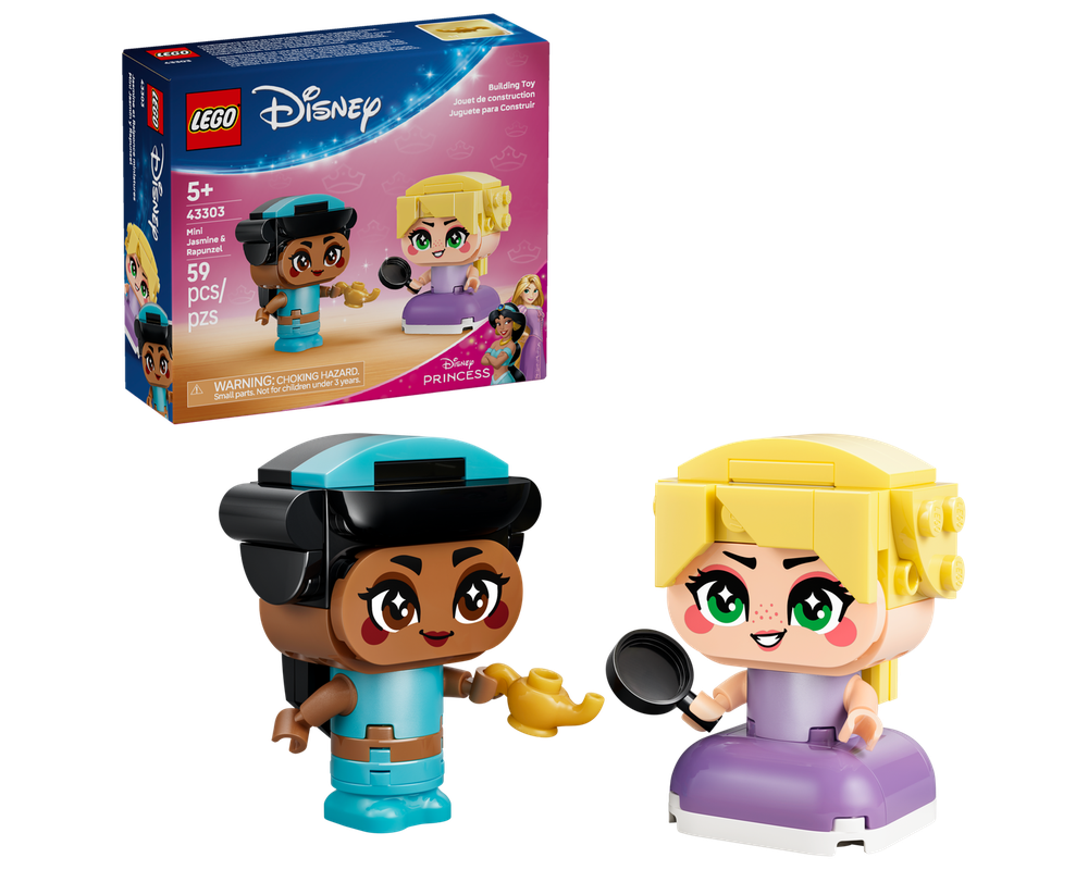 LEGO Set 43303-1 Mini Jasmine & Rapunzel (2026 Disney > Disney Princess) | Rebrickable - Build ...