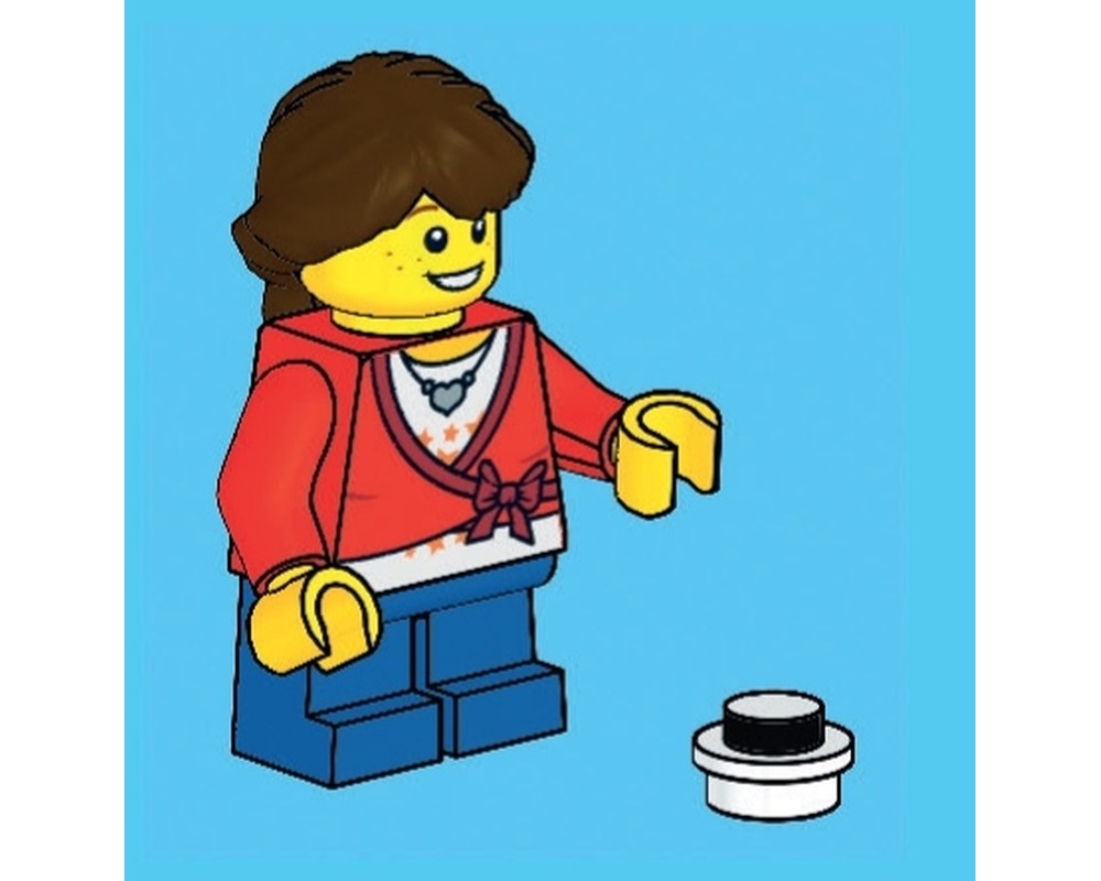 LEGO Set 4428-1-s16 2012 - Day 16: Girl with Snowball (2012 Seasonal ...