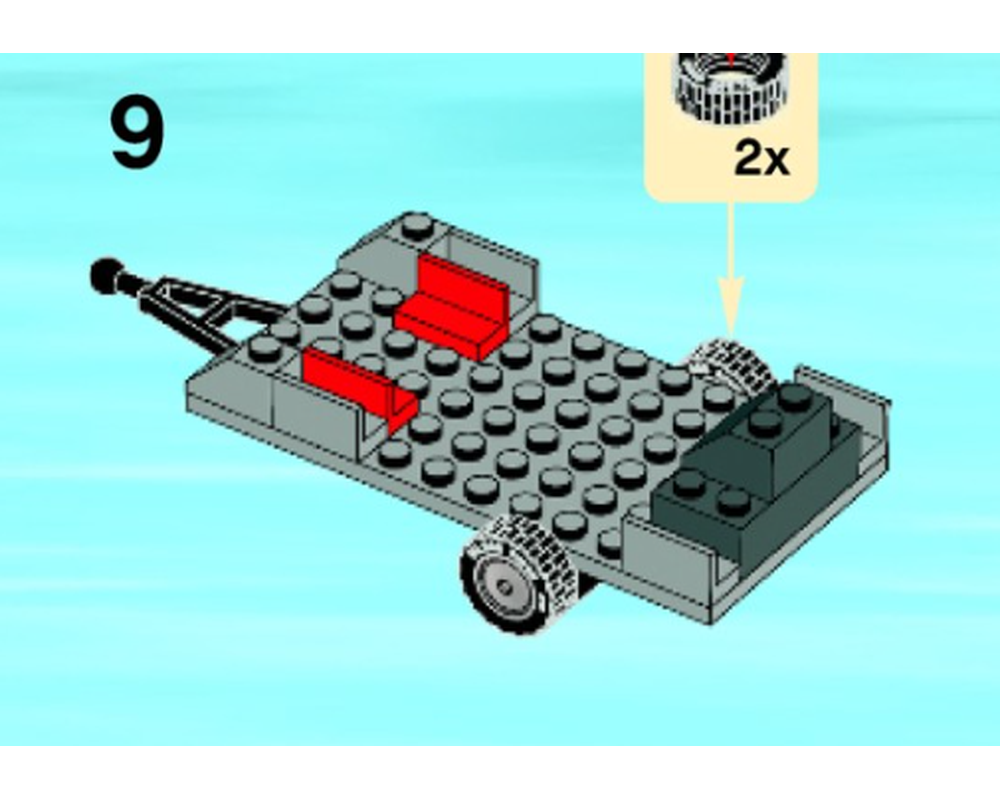 LEGO Set 4442-1-s3 Glider Trailer (2012 City > Airport) | Rebrickable ...